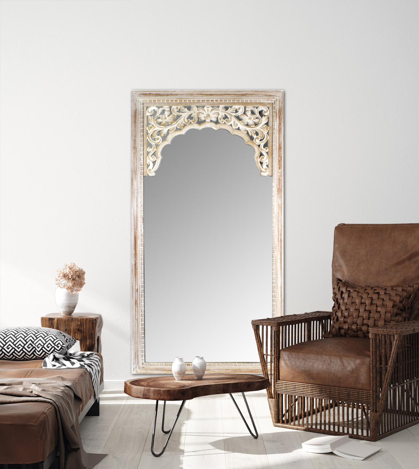 Kulture Home Decor & Furniture - Full Length Mirror "Cahaya" - 180 cm